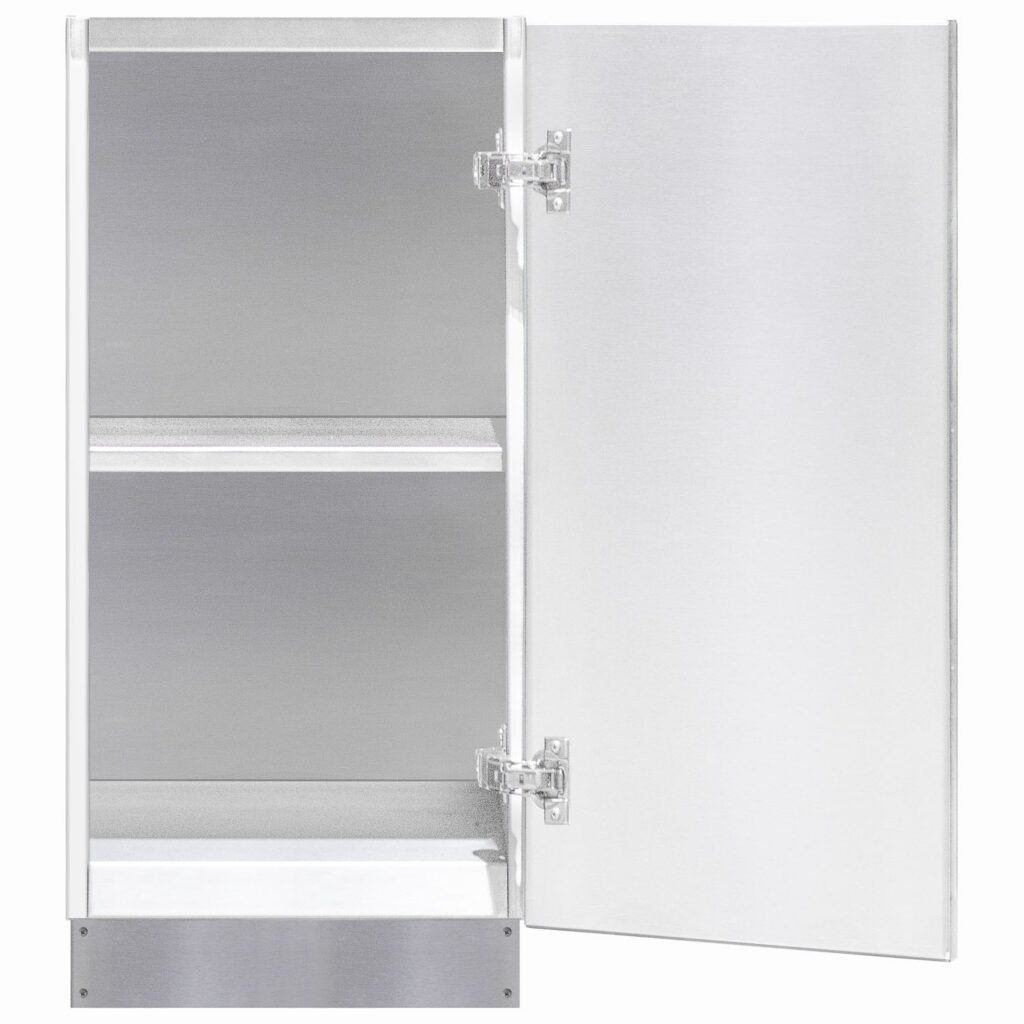 Stainless Steel Base Cabinet with One Full Height Door | Stainless ...