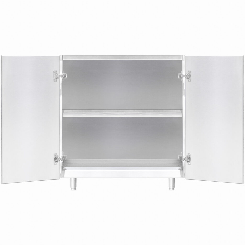 Stainless Steel Base Cabinet with Two Full Height Doors | Stainless ...
