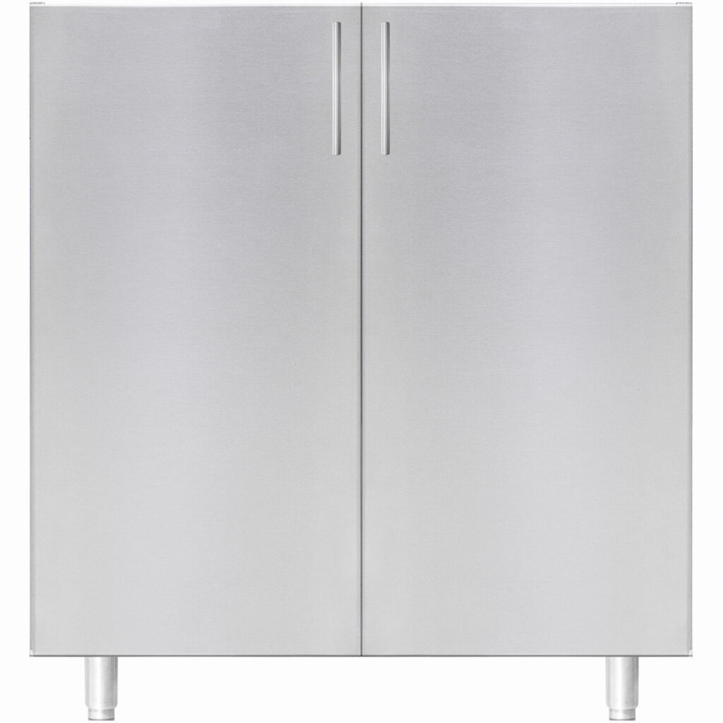 Stainless Steel Base Cabinet with Two Full Height Doors | Stainless ...