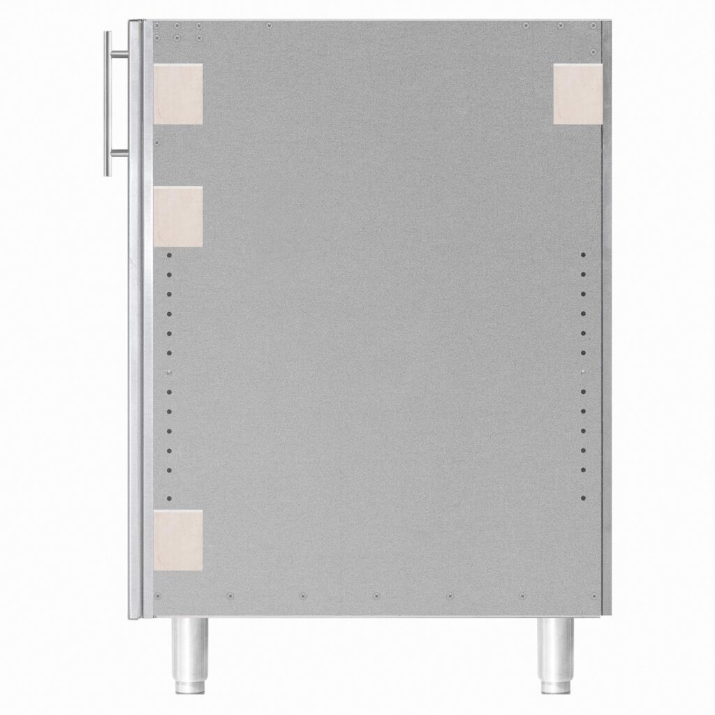 Stainless Steel Base Cabinet with Two Full Height Doors | Stainless ...